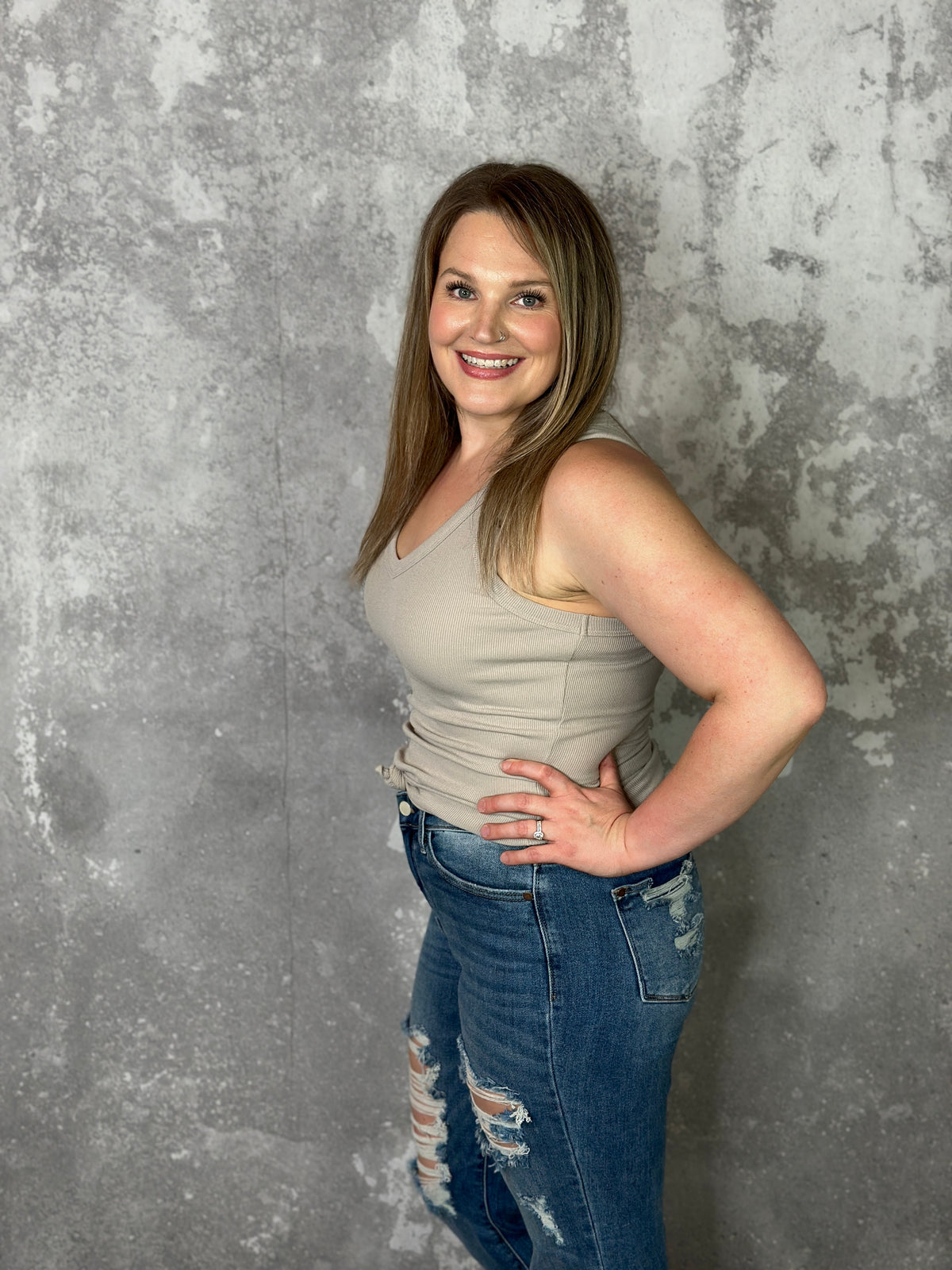 The Riley Tank - Shell - FINAL SALE - The Pink Porcupine ltd.